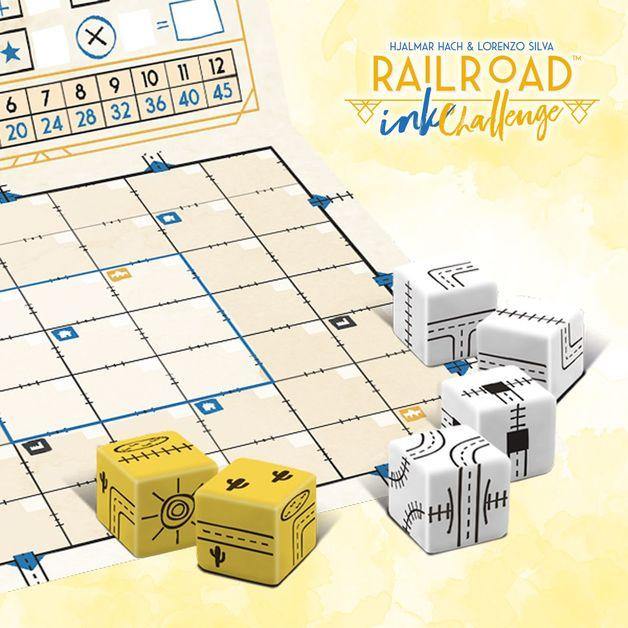 Railroad Ink Challenge: Shining Yellow Edition | Dice Game | The Game ...