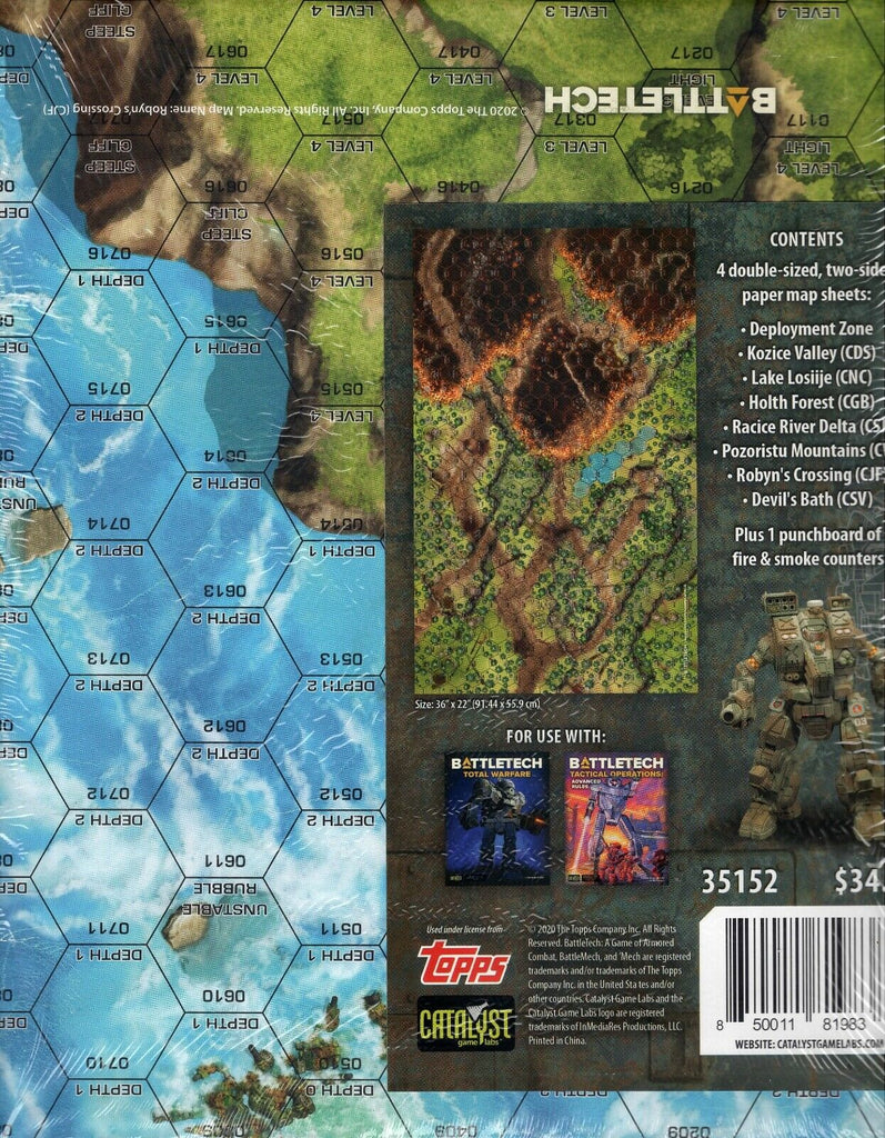 Battletech Map Pack Grasslands | Board Game | The Game Store NZ